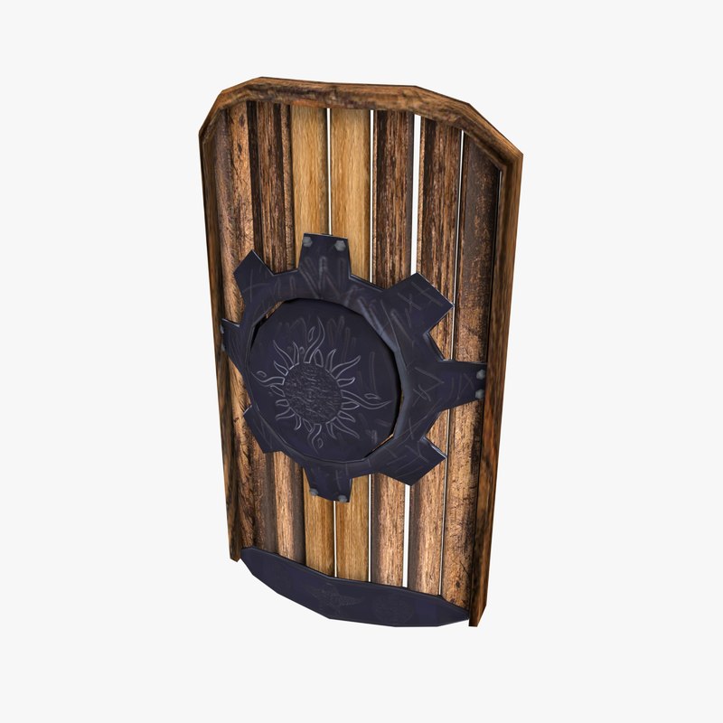 shield armor armour 3d model