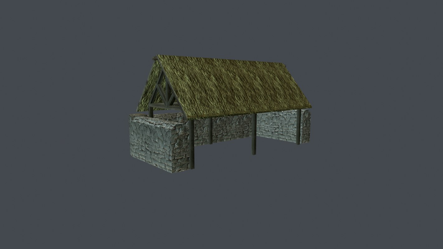 modelo 3d Establo medieval - TurboSquid 884562
