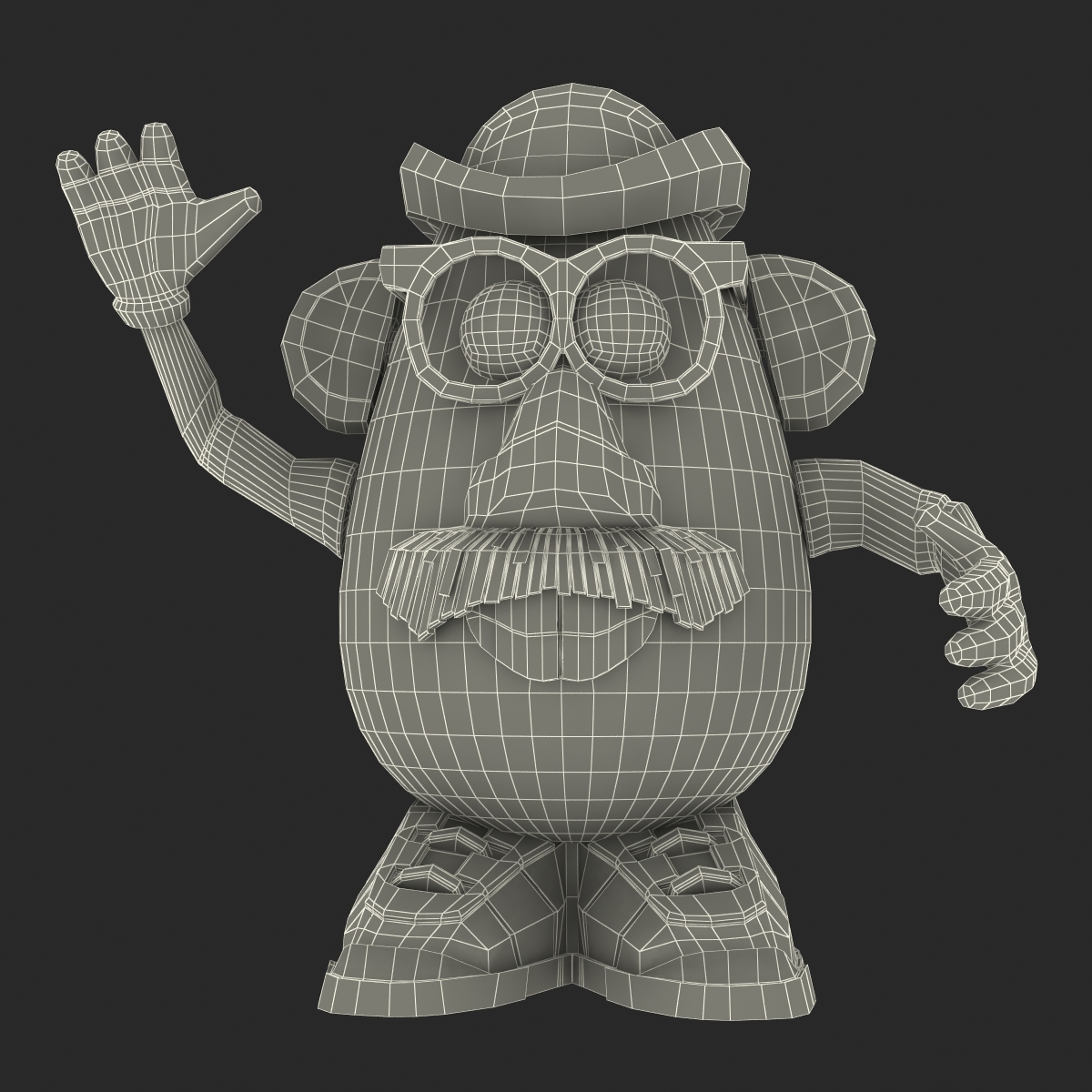 3d mr potato head model