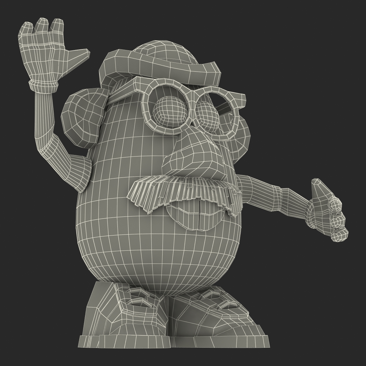 3d mr potato head model