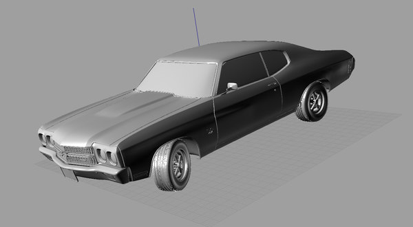 3d model chevrolet chevelle ss ls6