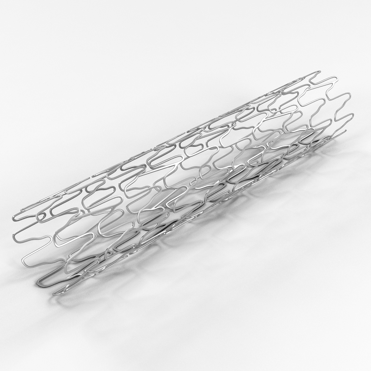 medical cardiovascular stent 3d model