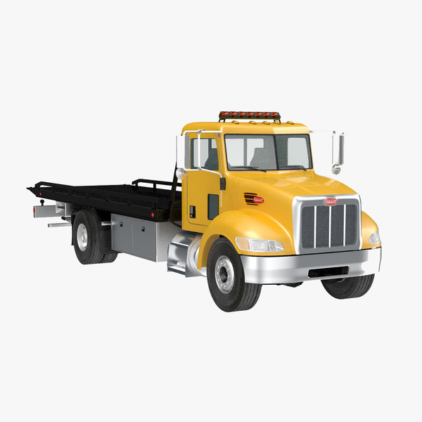 3d model tow truck rollback