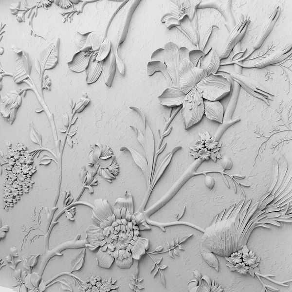 3d bas-relief relief