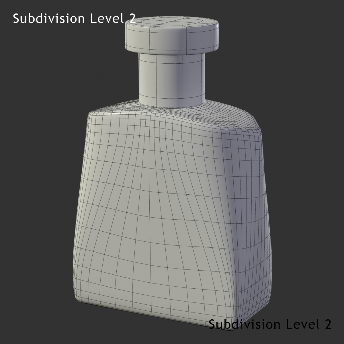 visualizing luxury perfume bottle obj