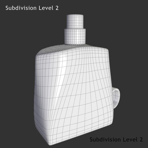 visualizing luxury perfume bottle obj