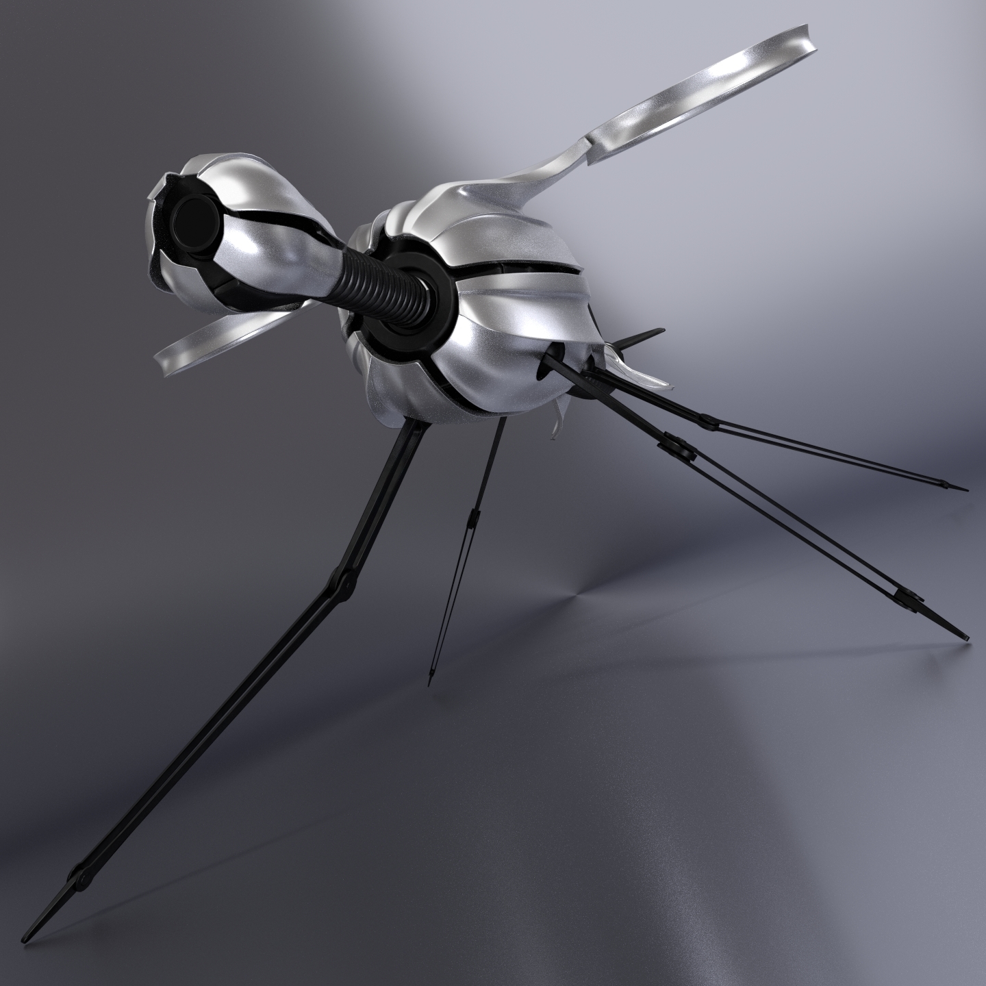 bug robotic surveillance 3d model