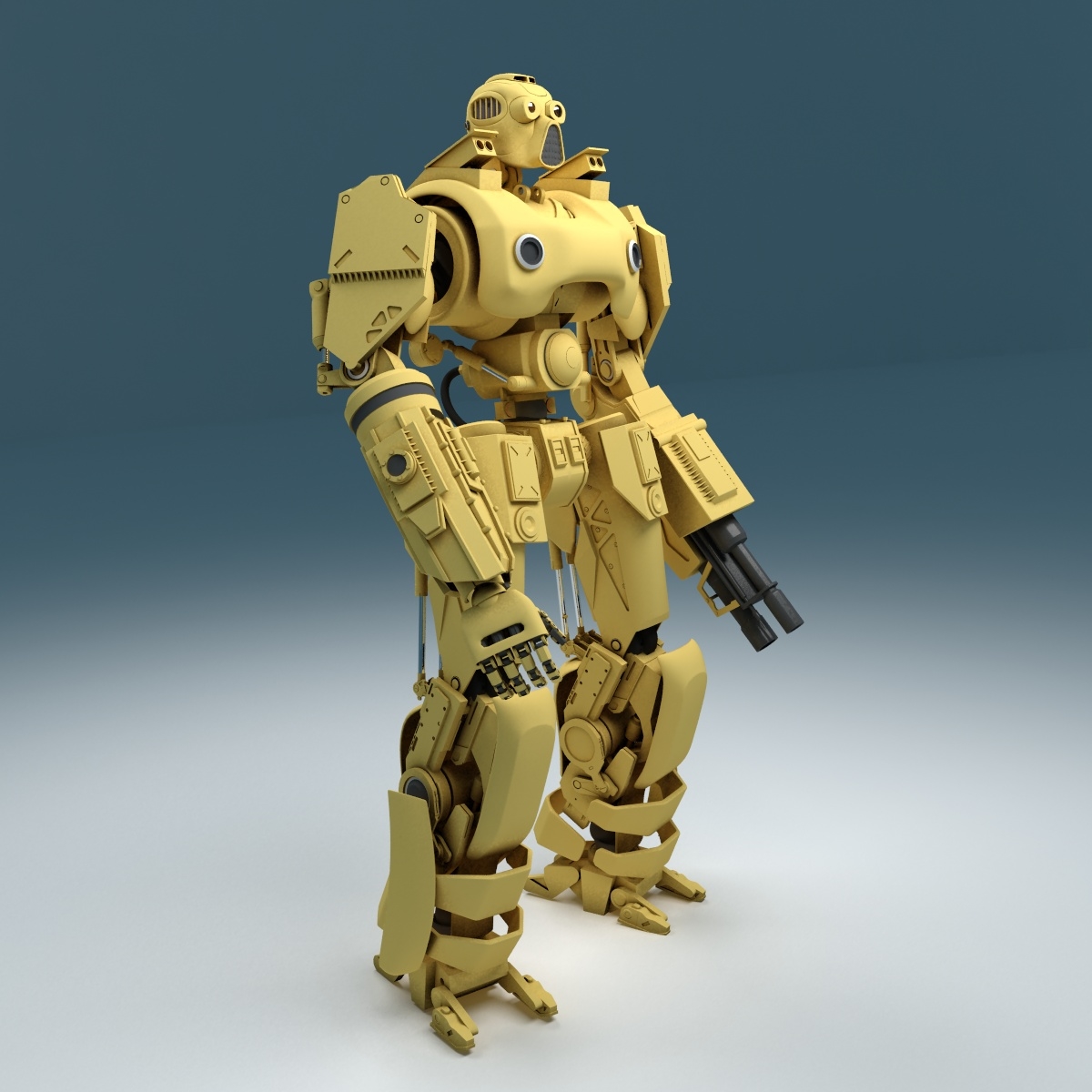 soldier robot23 3d max
