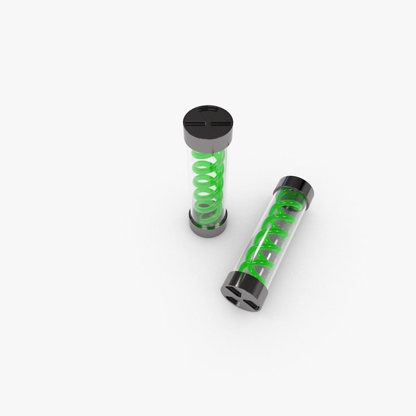 3d obj virus container liquid