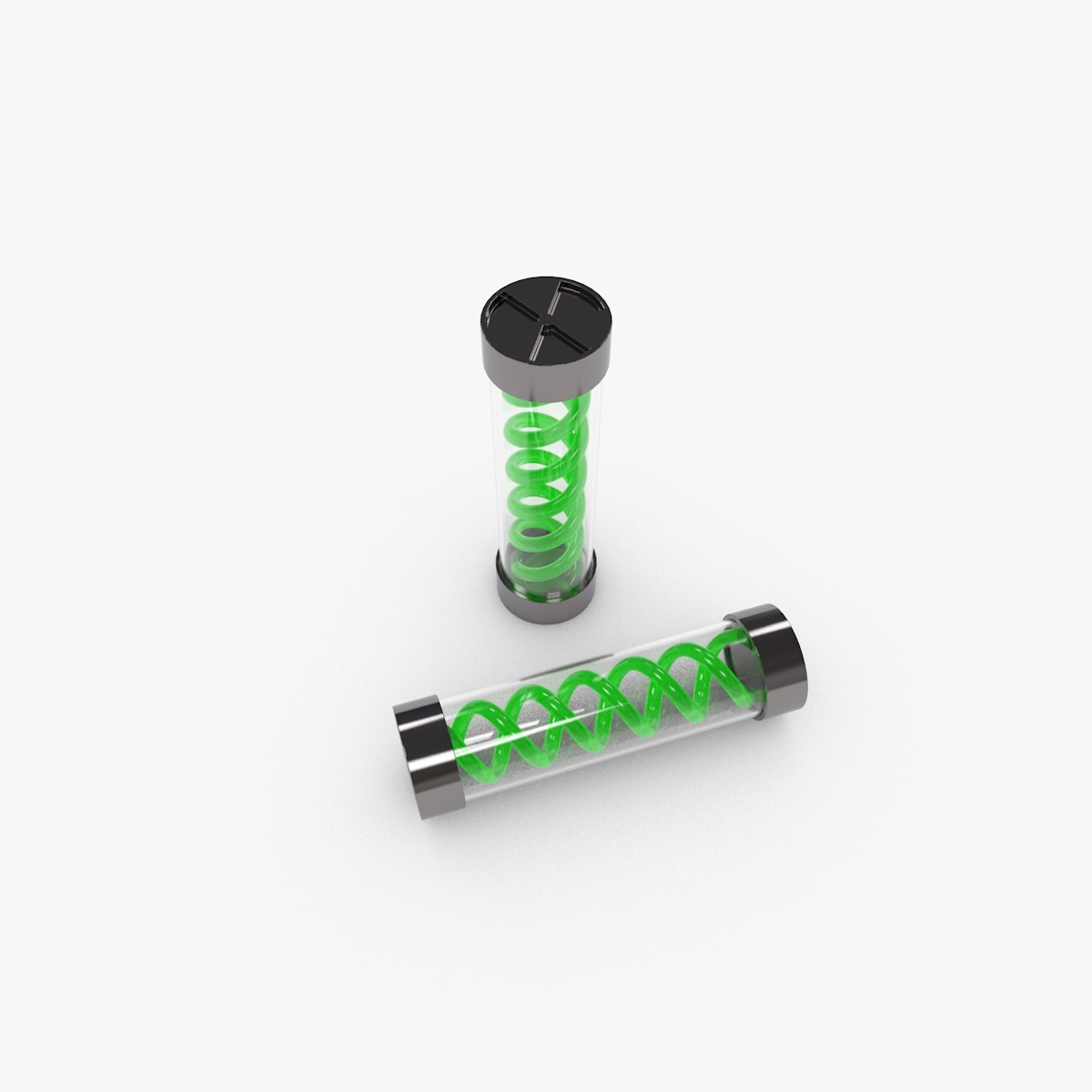 3d obj virus container liquid
