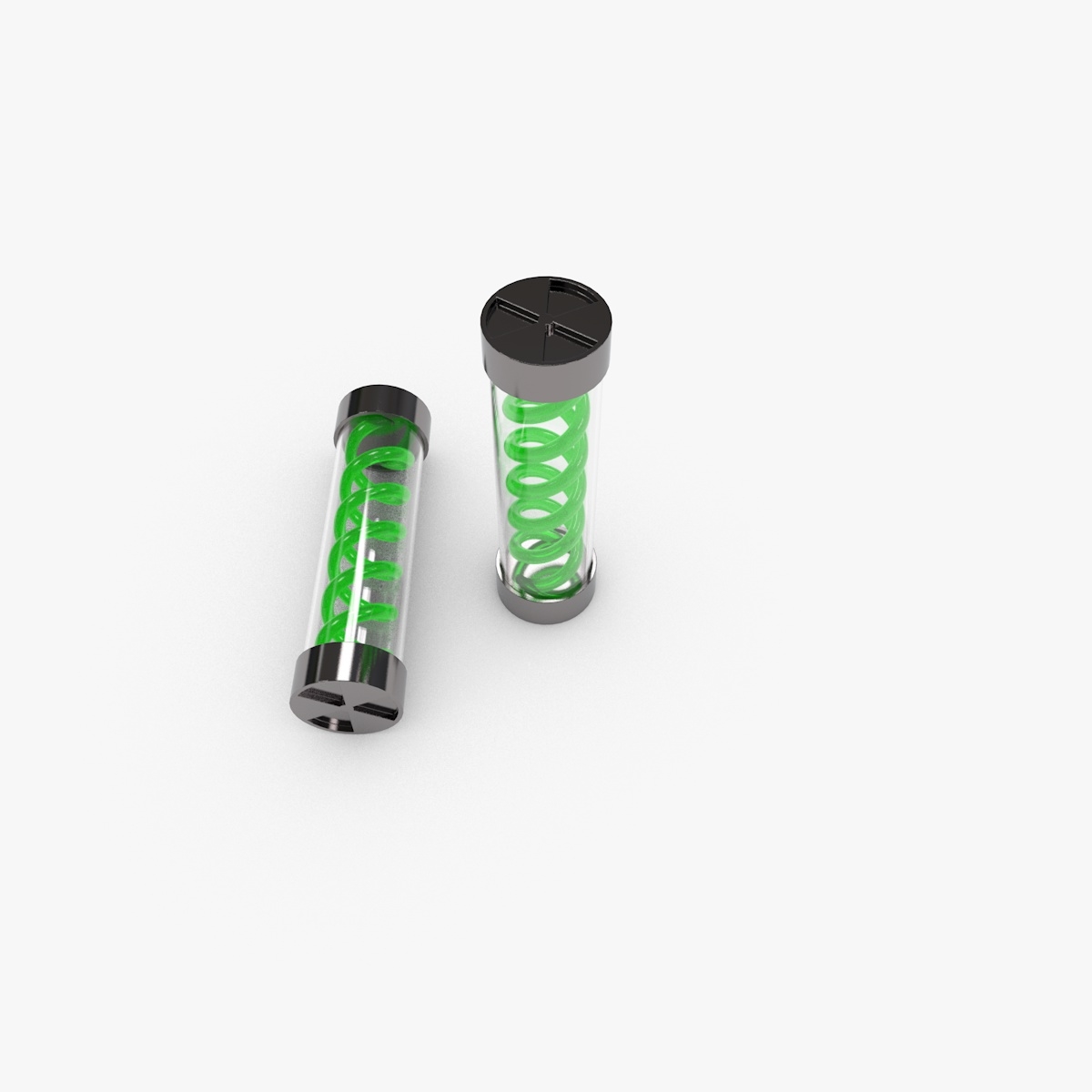 3d obj virus container liquid