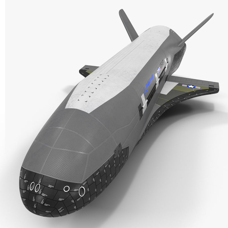 unmanned spacecraft boeing x37 3d max