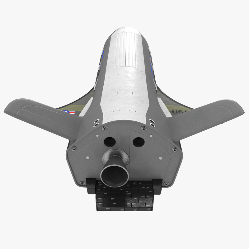 unmanned spacecraft boeing x37 3d max