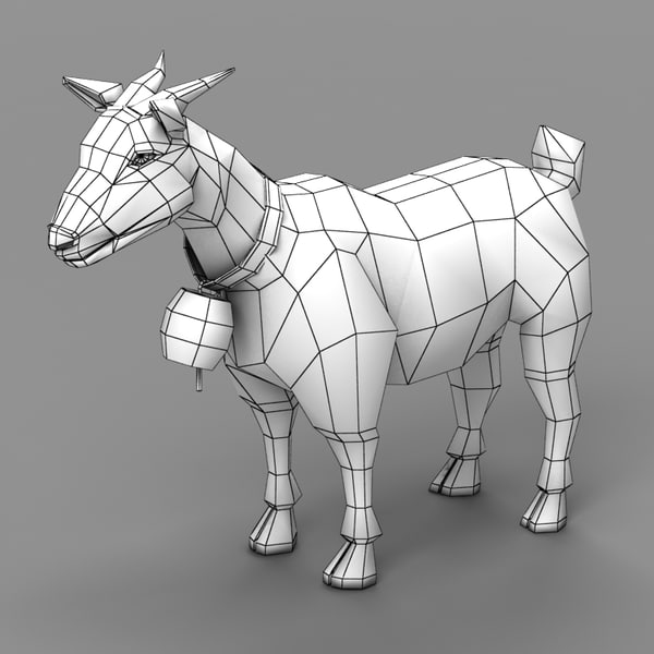 3d goat