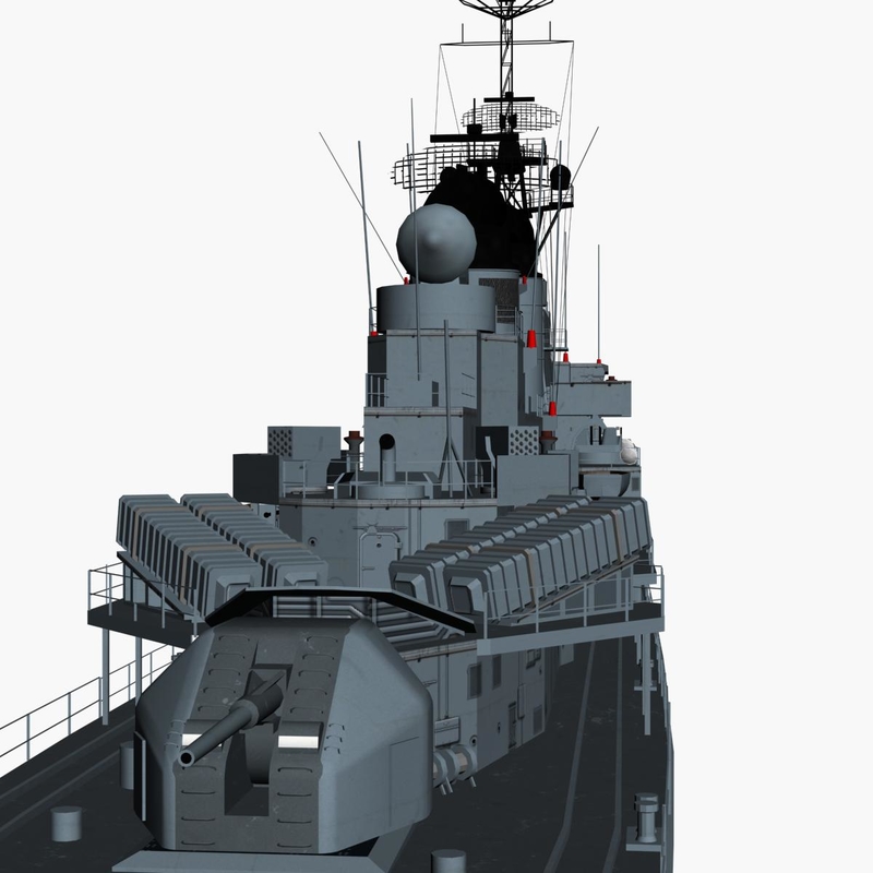 101a hamburg class destroyer 3d model