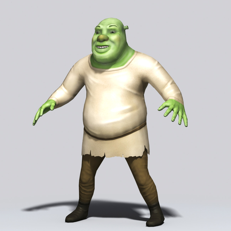 ogre shrek obj