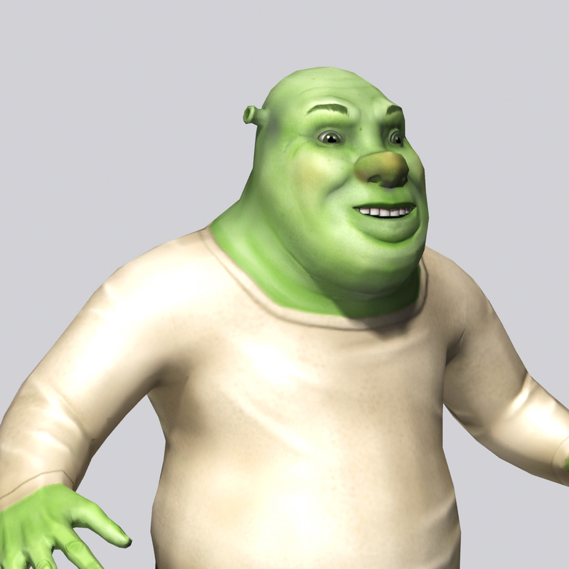 ogre shrek obj