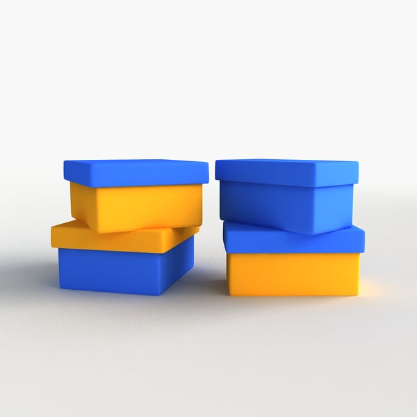 cartoon boxes 3d max