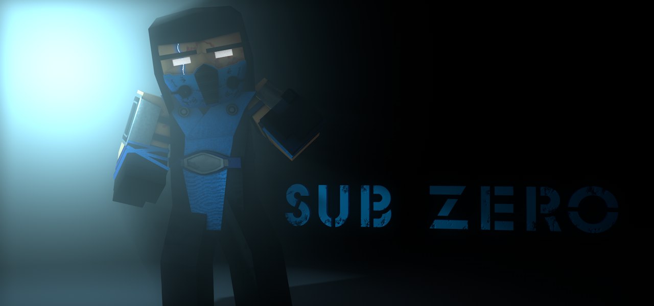 minecraft sub zero 3d model