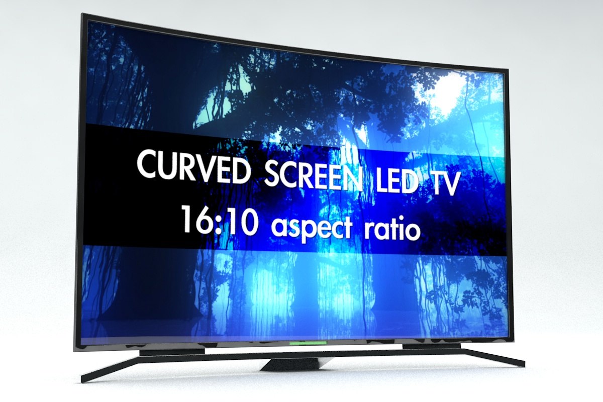 curved screen televisions 3d 3ds