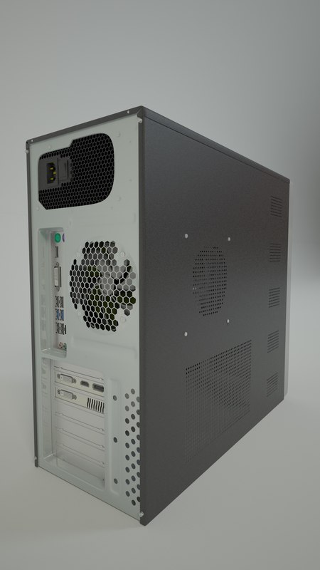3d model pc case