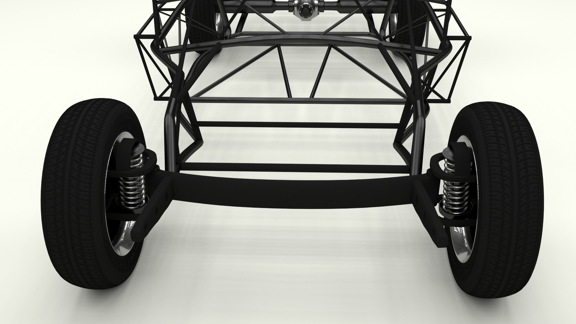 3d mercedes 300sl chassis