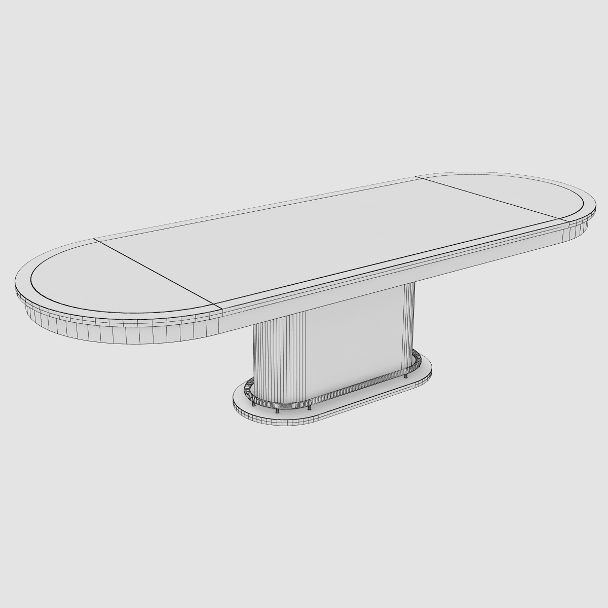 3d mahogany dining table model