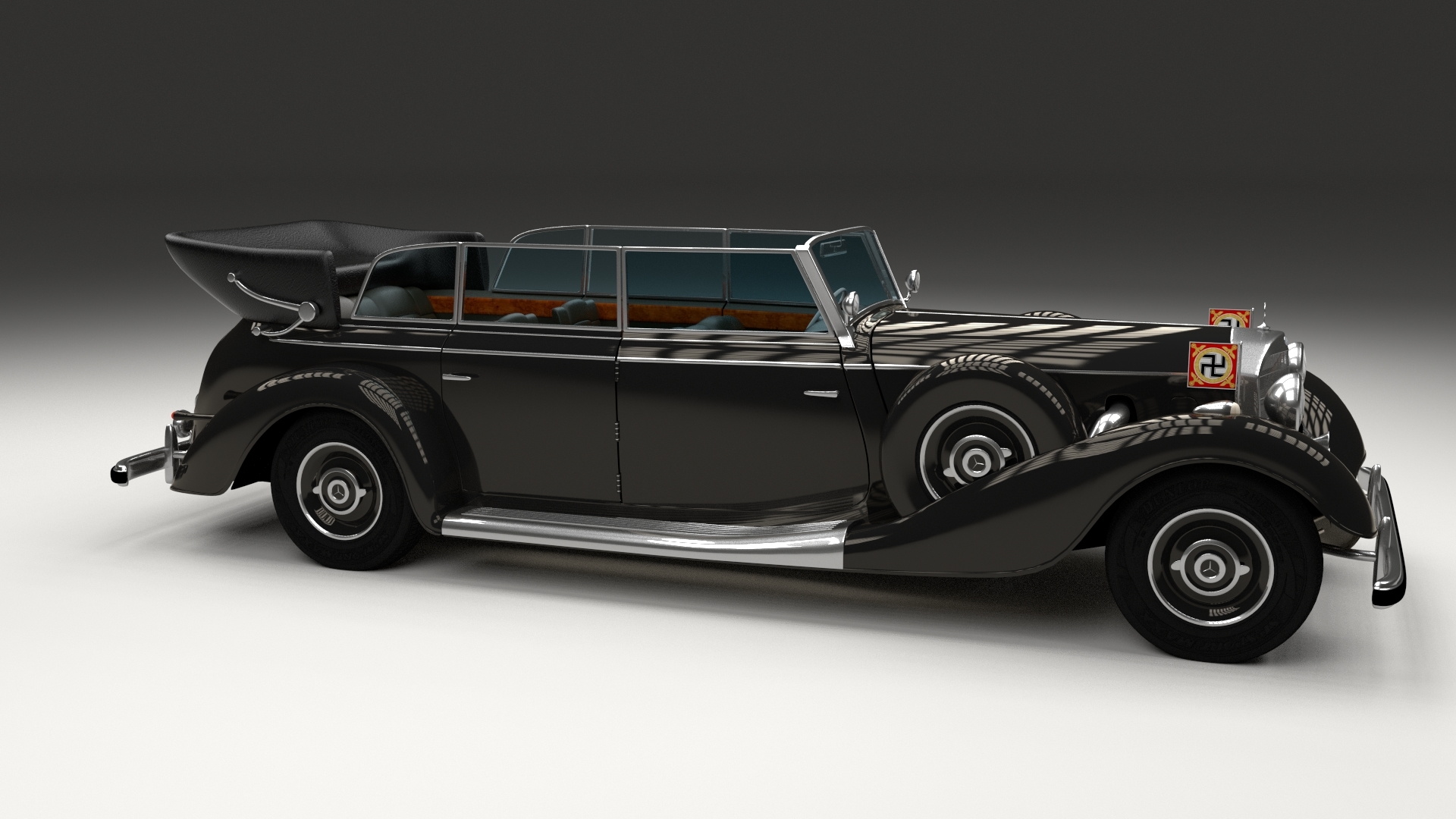3d model mercedes 770k