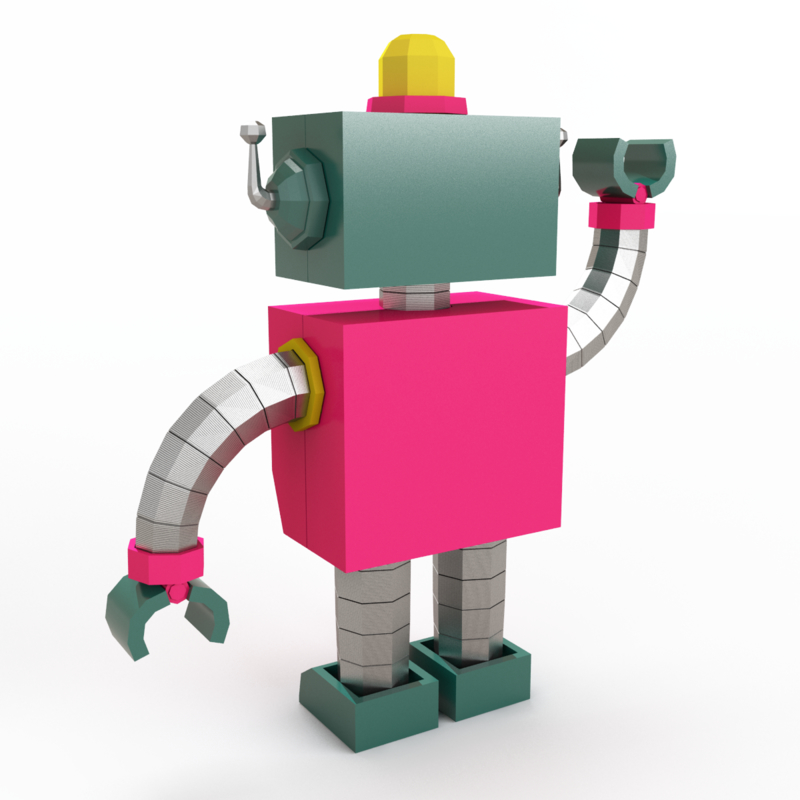 toy robot 3d model