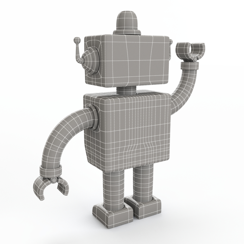 toy robot 3d model