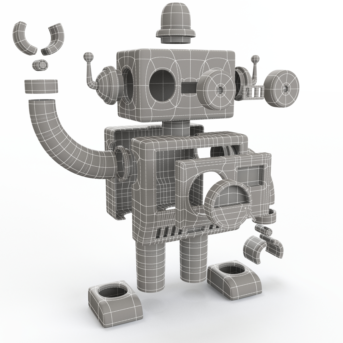 toy robot 3d model