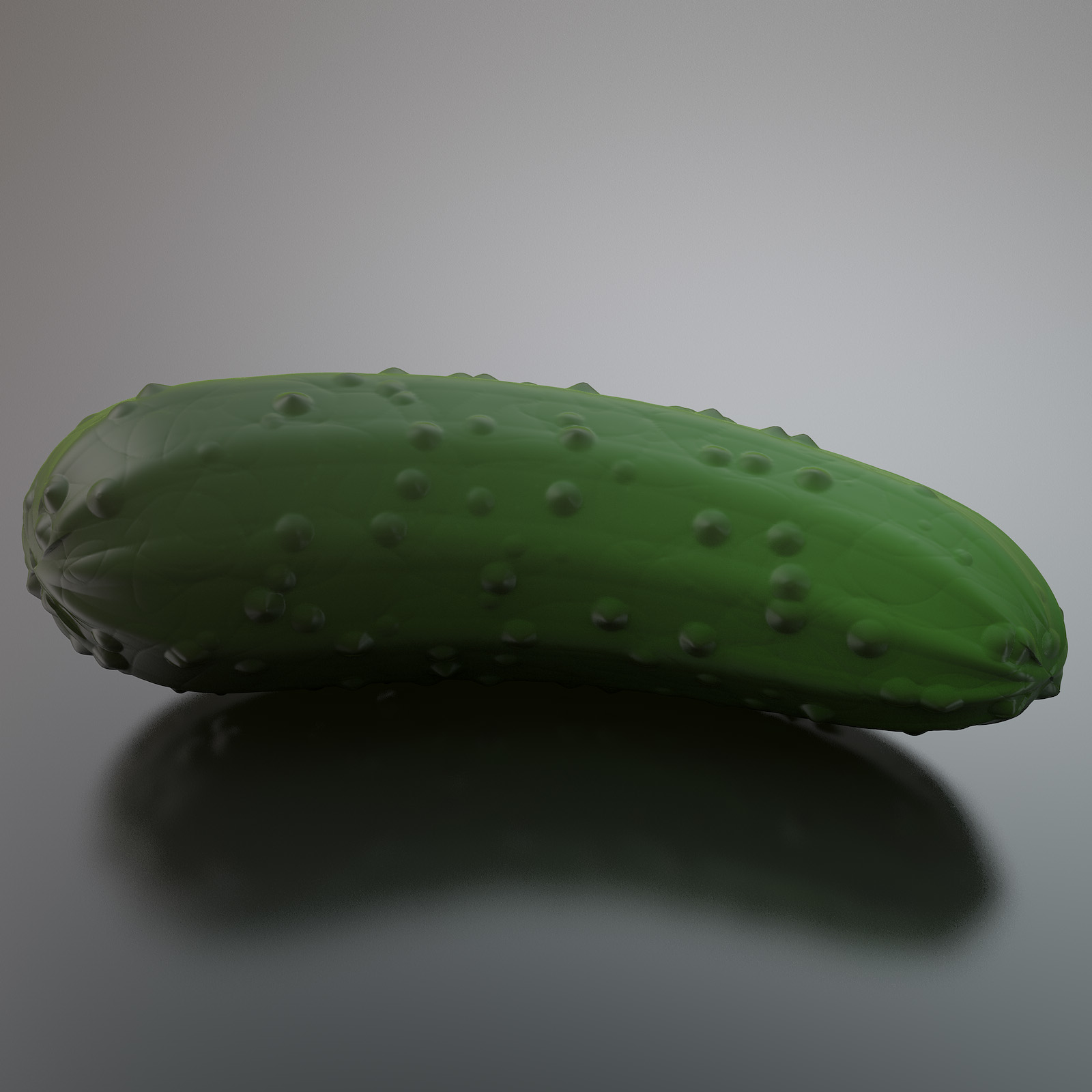 pickle cucumber displacement 3d model