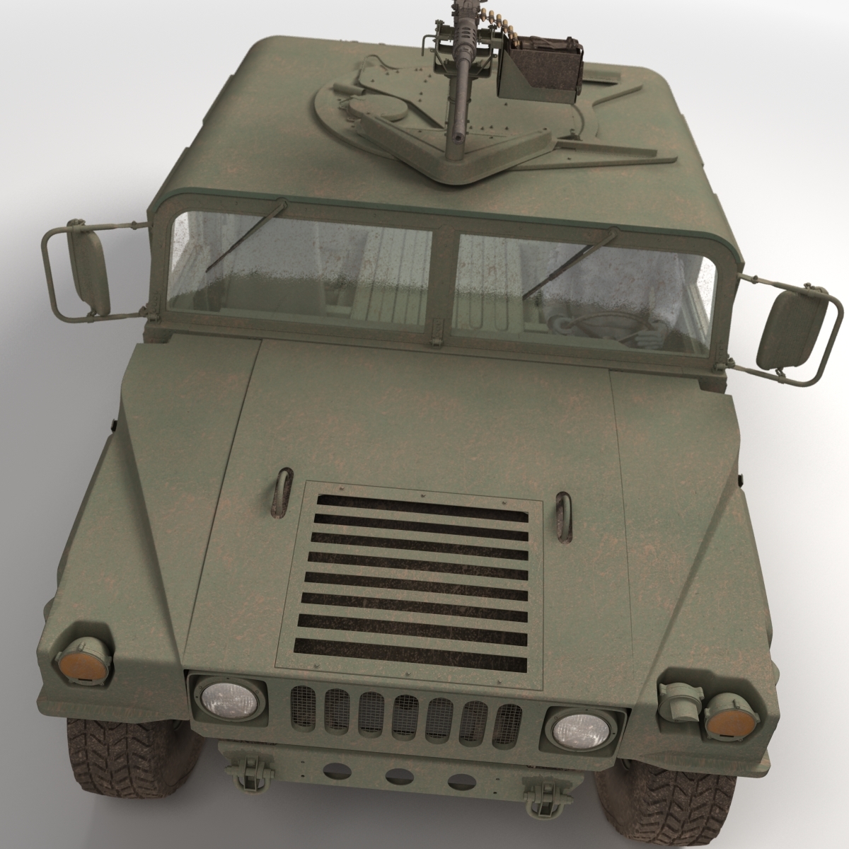 3ds realistic hmmwv military humvee