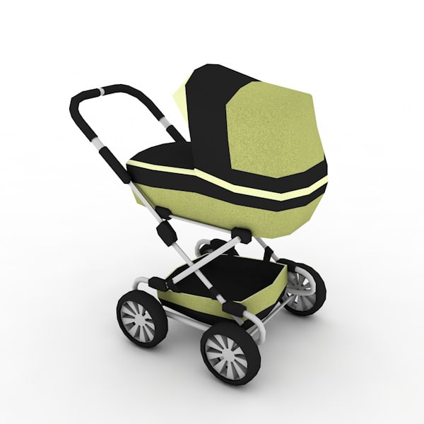 3d pram polygons