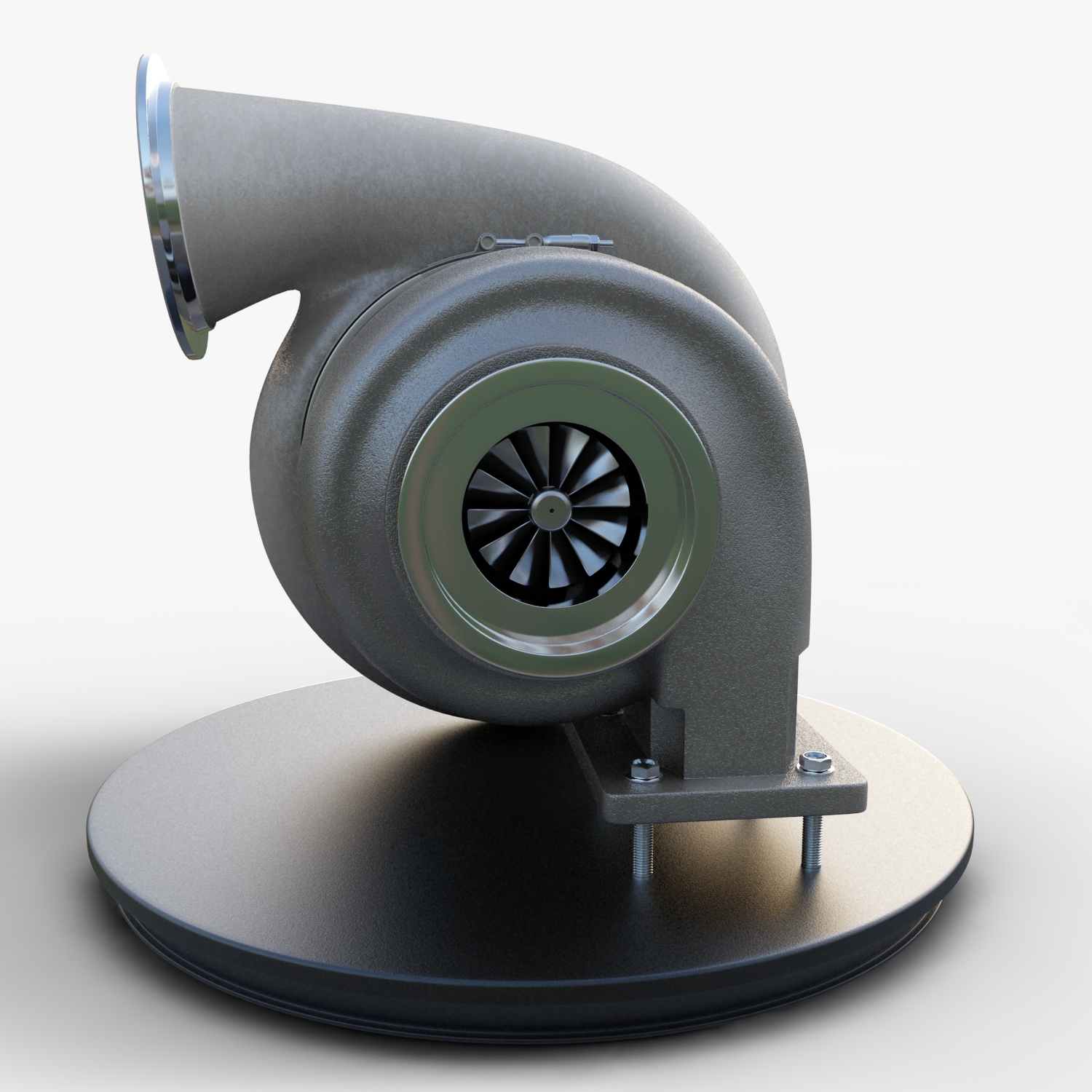 turbocharger compressor wheel obj