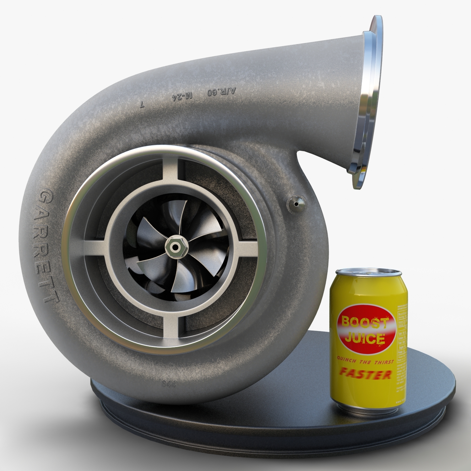 turbocharger compressor wheel obj