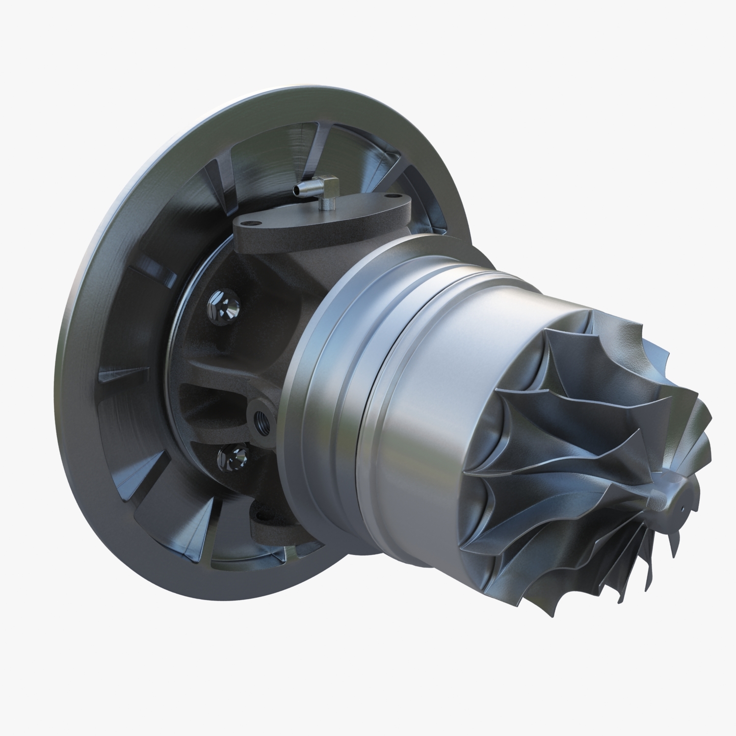 turbocharger compressor wheel obj