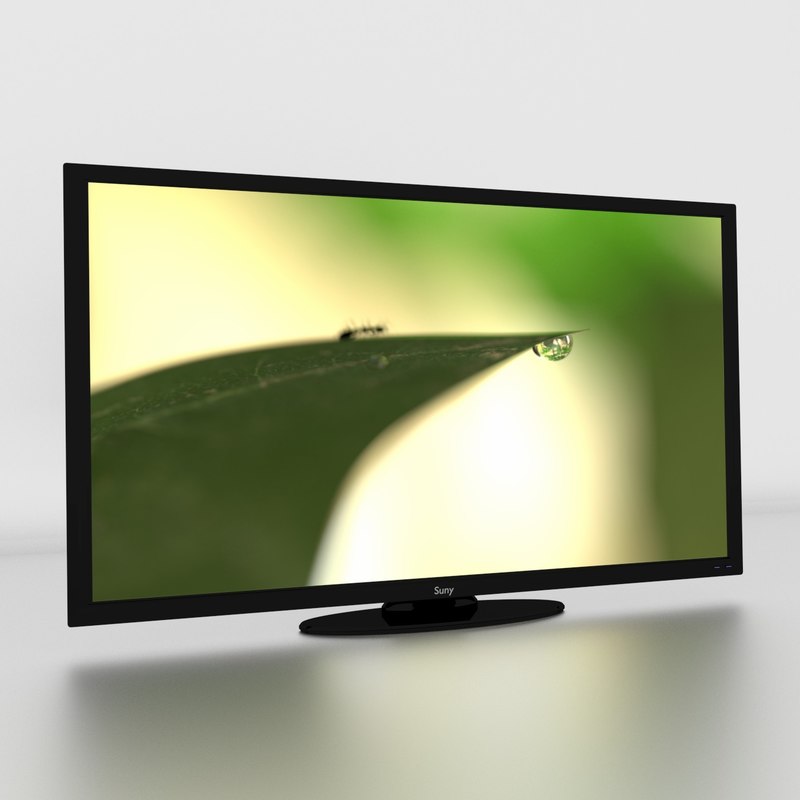 generic monitor screen 3d 3ds