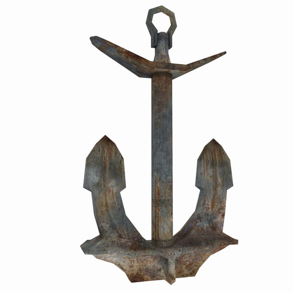 ancient anchor 3d model