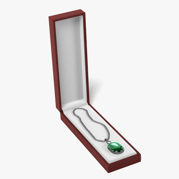 3d box necklace model