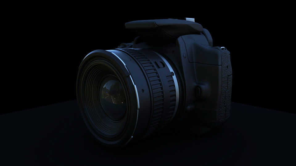 canon camera 3d obj