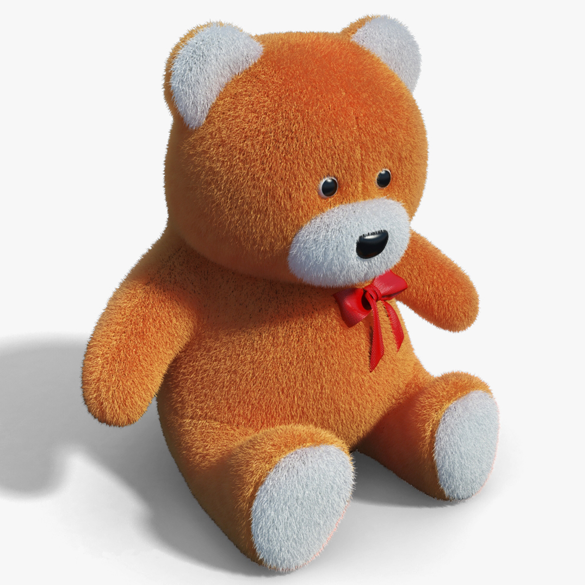 3d model realistic teddy bear 01