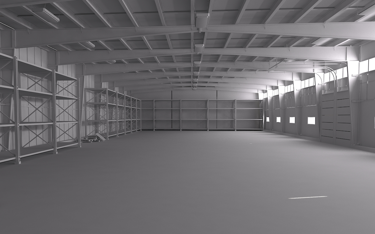 3d 3ds warehouse scene