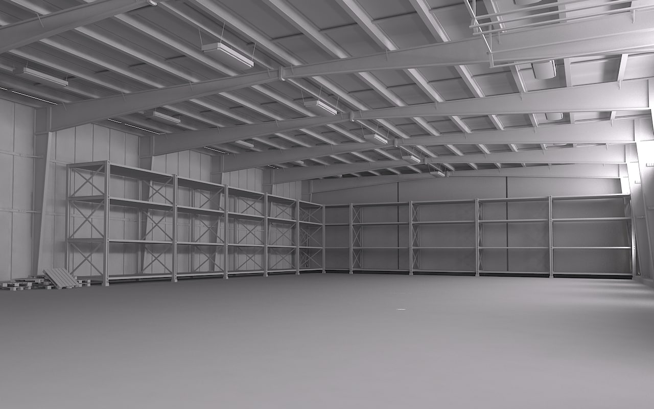 3d 3ds warehouse scene