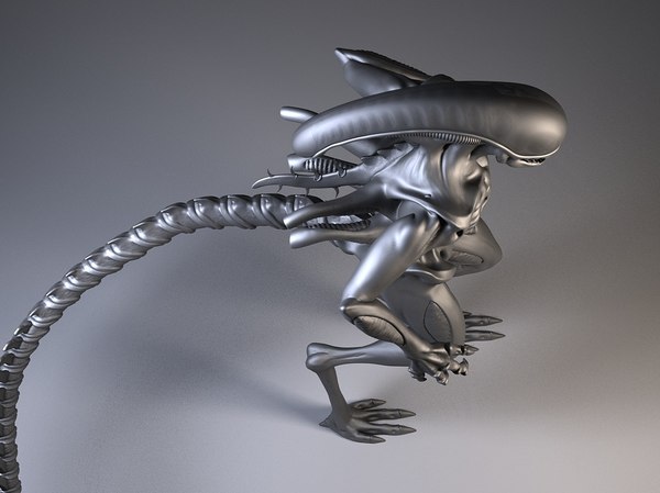 3d Model Rigged Alien Xenomorph