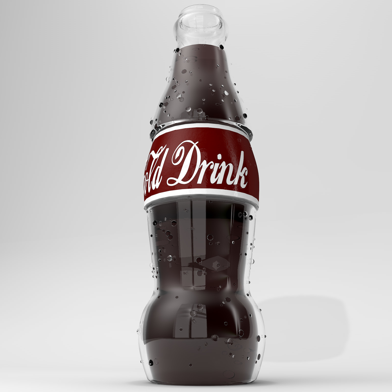 Cold Drink Bottle C4d