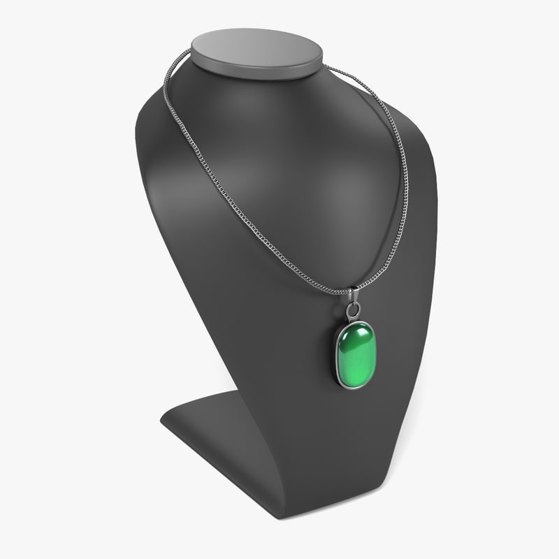 3d model necklace dummy