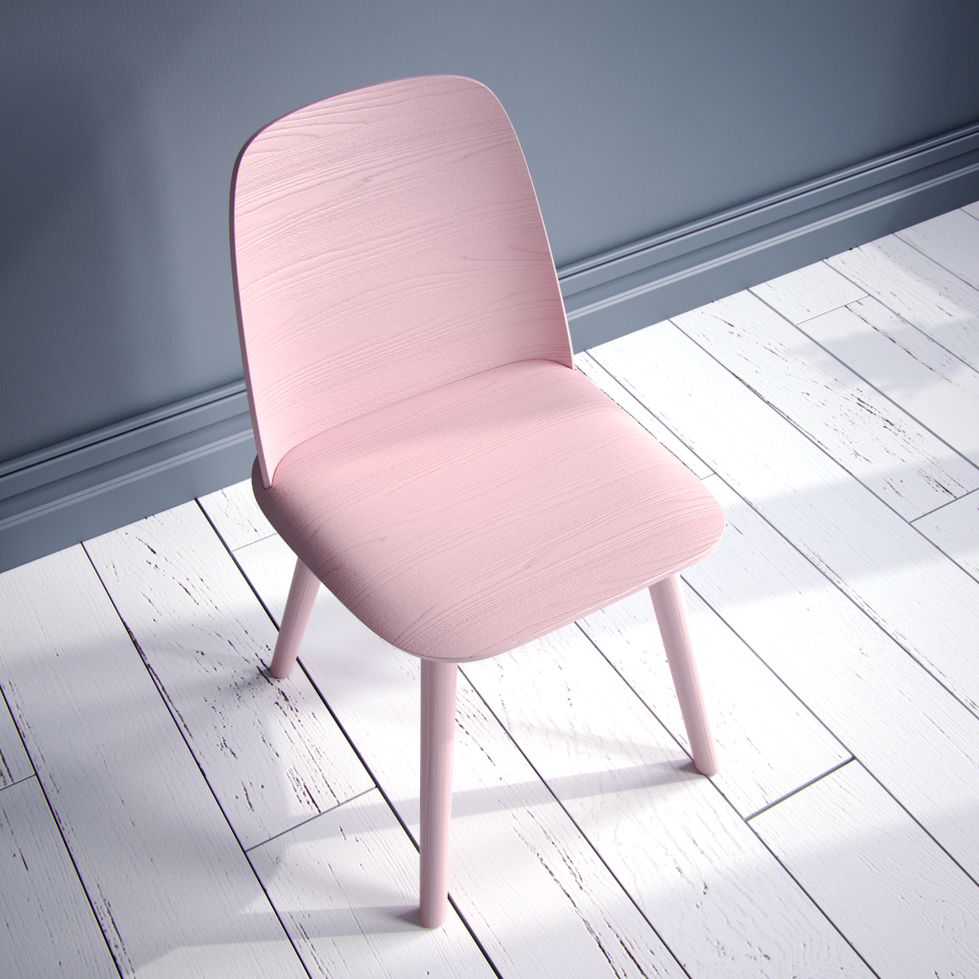 3d muuto nerd chair model