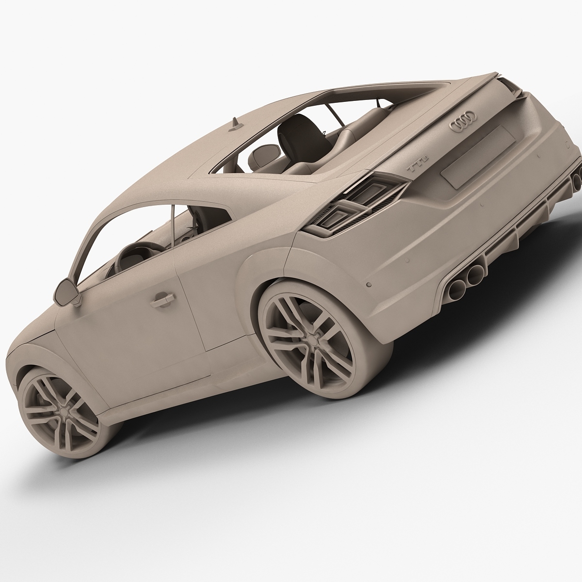 3d model 2015 audi tts