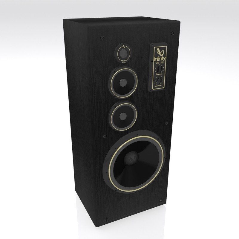 infinity speaker sm 155 3d model